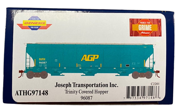 HO Scale Athearn G97148 Joseph Transportation DJTX 96087 Trinity 3-Bay – Sidetrack Hobby