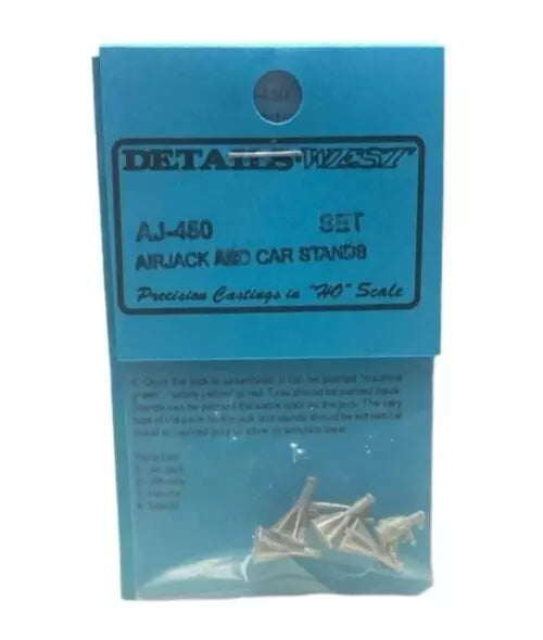 HO Scale Details West AJ-450 Airjack and Car Stands – Sidetrack Hobby