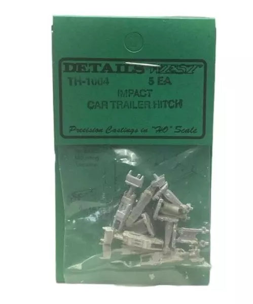 HO Scale Details West TH-1004 5 EA Impact Car Trailer Hitch – Sidetrack Hobby
