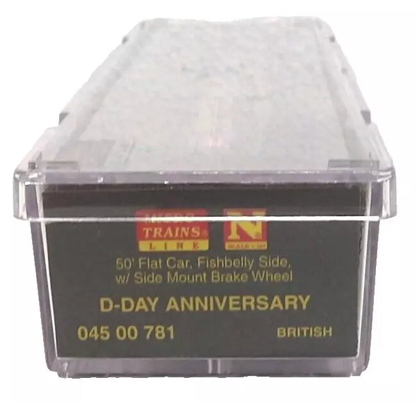 N Scale Micro Trains 80th Anniversary D-Day British 50' Flatcar w/Land – Sidetrack Hobby