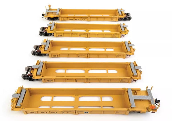 HO Scale Walthers MainLine 910-55676 BNSF SFLC 1018 Thrall 5-Unit Rebu – Sidetrack Hobby