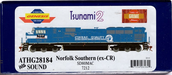 HO Scale Athearn Genesis 2 G28184 Norfolk Southern ex-CR 7212 SD80MAC – Sidetrack Hobby