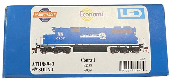 HO Scale Athearn 88943 Conrail SD38 CR 6939 DCC & Sound – Sidetrack Hobby
