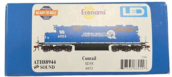 HO Scale Athearn 88944 Conrail SD38 CR 6953 DCC & Sound – Sidetrack Hobby