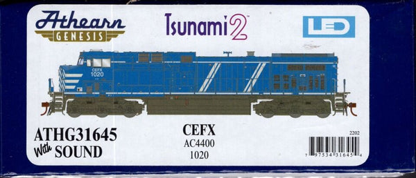 HO Athearn Genesis 2 G31645 CIT Group CEFX 1020 Blue AC4400CW w/DCC & – Sidetrack Hobby