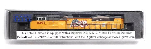 N Scale Kato 176-8438-DCC Union Pacific UP 8497 SD70ACe w/DCC – Sidetrack Hobby