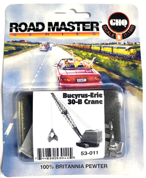 N Scale GHQ Bucyrus Erie 30-B Crane Metal Kit – Sidetrack Hobby