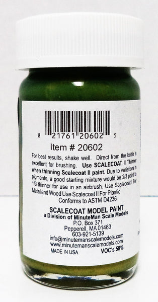 Scalecoat II S2060 NP Northern Pacific Light Green 2 oz Enamel Paint B – Sidetrack Hobby