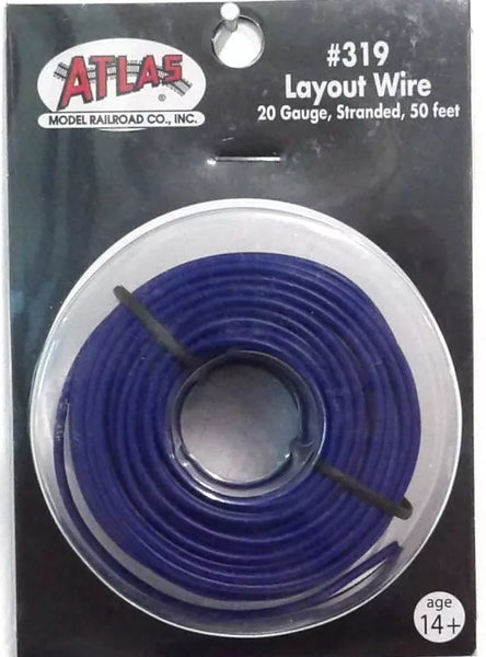 All Scale Atlas 319 Blue Layout Wire 50' – Sidetrack Hobby