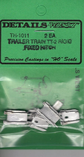 HO Scale Details West TH-1011 Trailer Train TT-2 Rigid Fixed Hitch 2 E ...