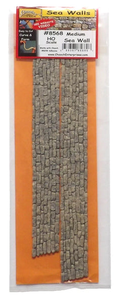 HO Scale Chooch 214-8568 Medium Sea Wall Flexible Sheet – Sidetrack Hobby