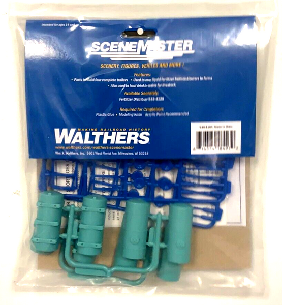 HO Scale Walthers Scene Master 949-4194 Liquid Fertilizer Trailer Kit ...