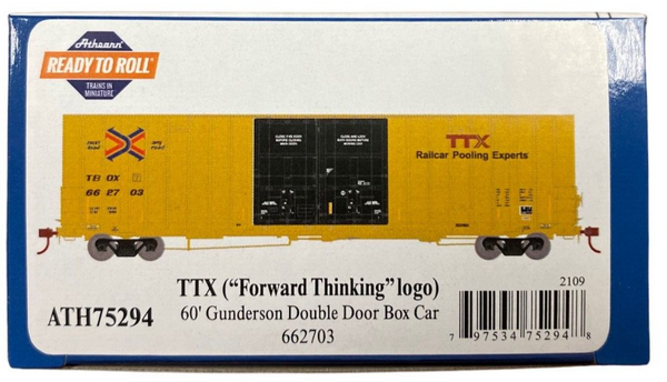 HO Scale Athearn 75294 Railbox TBOX 662703 Forward Thinking Logo 60' G ...