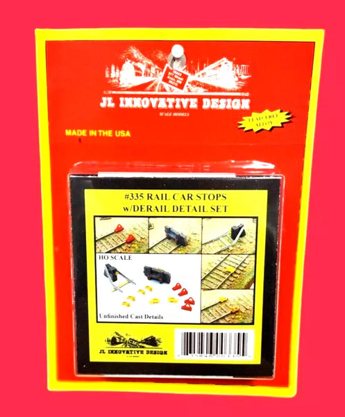 HO Scale JL Innovative Design 335 Wheel-Railcar Stops & Derail Detail ...