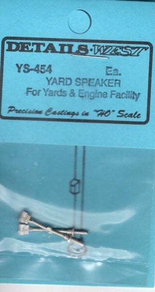 HO Scale Details West YS-454 Yard Speaker for Yards & Engine Facility ...