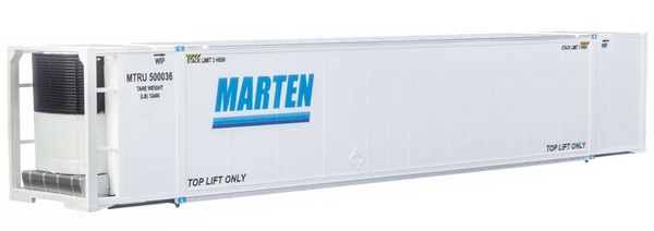 HO Scale Walthers SceneMaster 949-8707 Marten 53' Reefer Container ...