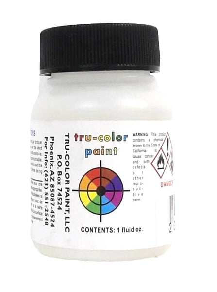 Tru-Color TCP-9005 White for 3D Printed Models 1 oz Paint Bottle ...