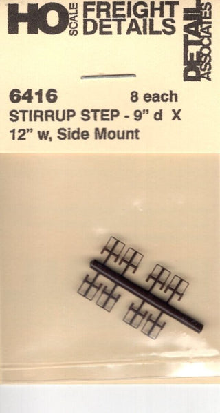 HO Scale Detail Associates 6416 Stirrup Set - 9" D x 12" W, Side Mount ...