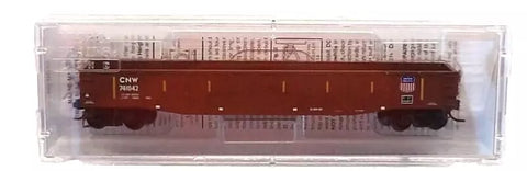 N Scale Micro Trains 10500527 Union Pacific CNW 741042 50' Steel Gondo ...