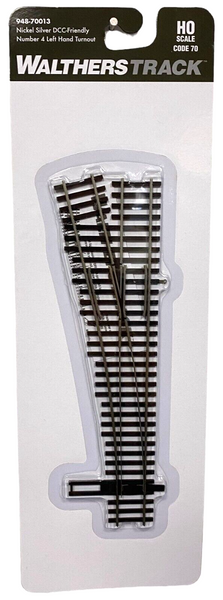 HO Scale Walthers 70013 Code 70 #4 Left Hand DCC Friendly Turnout ...