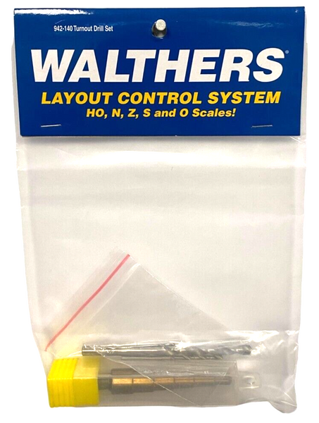 Walthers Layout Control System 942-140 Turnout Mounting Drill Bit Set ...