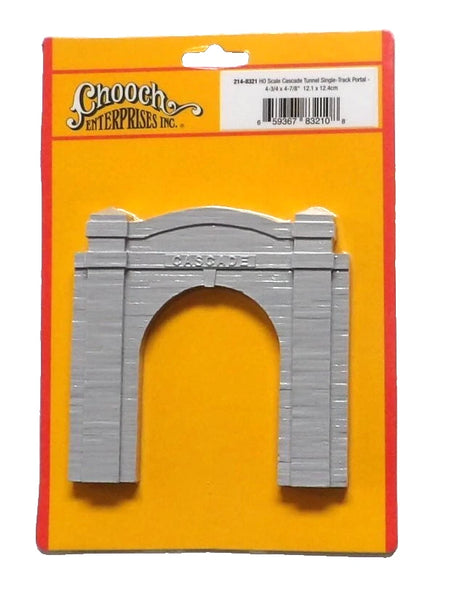 HO Scale Chooch 8321 Cascade Tunnel Single-Track Portal – Sidetrack Hobby