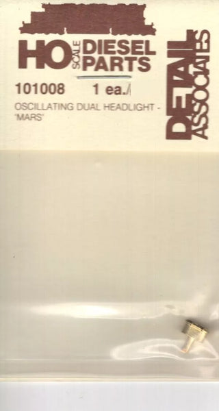 HO Scale Detail Associates 101008 Oscillating Dual Headlight - 'Mars ...