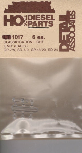 HO Scale Detail Associates 1017 Classification Light 'EMD' Early GP 7 ...