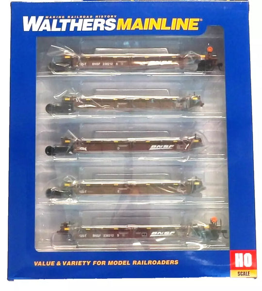 Walthers MainLine 910-55662 BNSF 238212 A-E Thrall 5-Unit Rebuilt 40' – Sidetrack Hobby