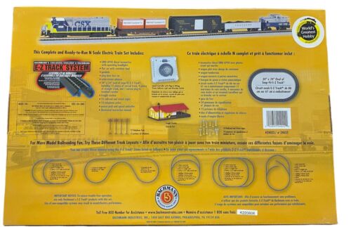 N Scale Bachmann 24022 CSX Freightmaster Train Set w/E-Z Track ...