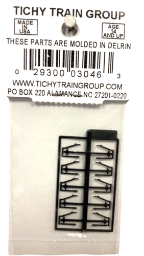 HO Scale Tichy Train Group 3046 Angled Side/Bottom Mount Car Stirrups ...