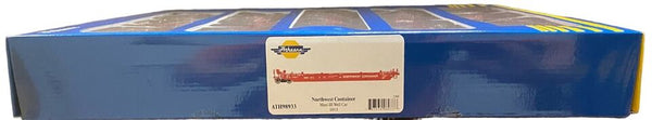 HO Scale Athearn 98933 Northwest Container NWCX 1013 Maxi III Well Car ...