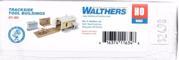 HO Scale Walthers Trainline 931-909 Trackside Tool Buildings Kit ...