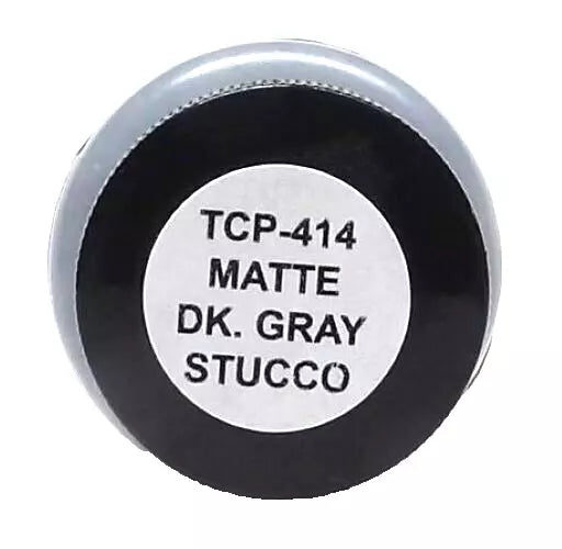 Tru-Color TCP-414 Dark Gray Stucco 1 oz Paint Bottle – Sidetrack Hobby