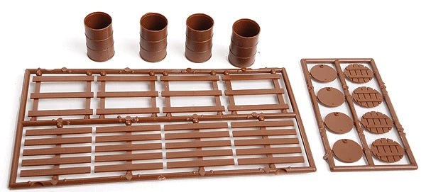 O Scale Tichy Train Group 2024 55-Gallon Drums with Lids & Pallets ...