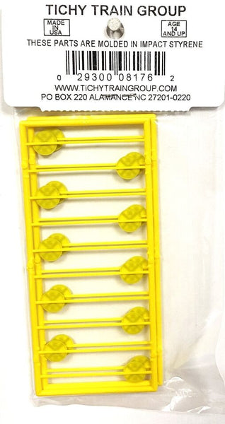 HO Scale Tichy Train Group 8176 Yellow Modern Railroad Crossing Warnin ...