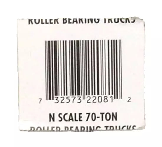 N Scale Atlas 22081 70-Ton Roller Bearing Talgo Freight Trucks Extende ...