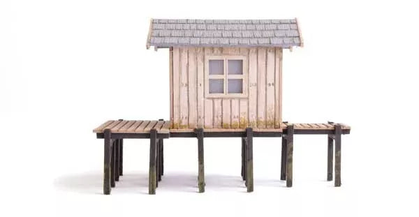 HO Scale Walthers SceneMaster 949-4110 Fisherman's Shanty Kit ...