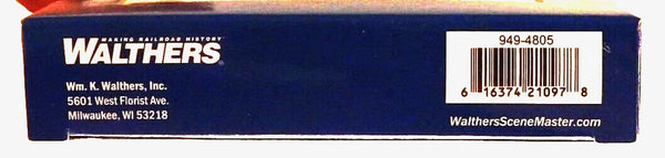 HO Walthers SceneMaster 949-4805 LED Modern Long Arm Streetlight w/Woo ...