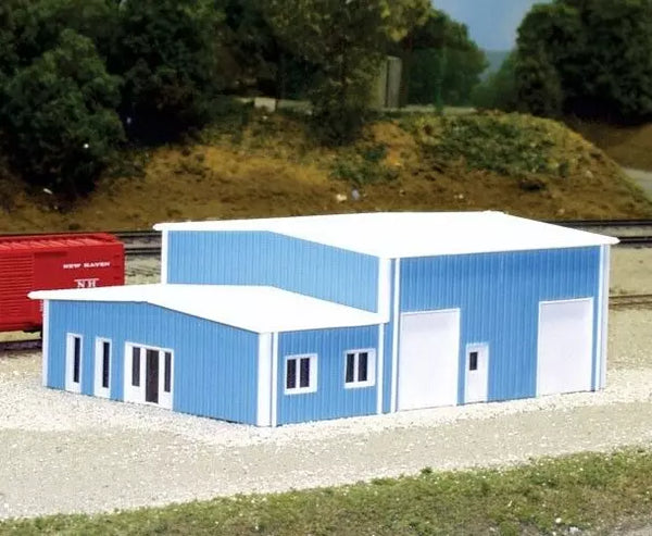 N Scale Pikestuff 541-8006 Blue 40 x 60' Contractor's Building Kit ...