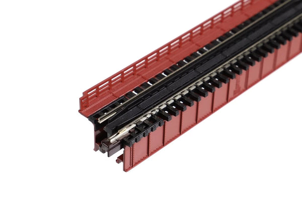 N Scale Kato Unitrack 20-450 Red Single-Plate Girder Bridge - 7-5/16 ...