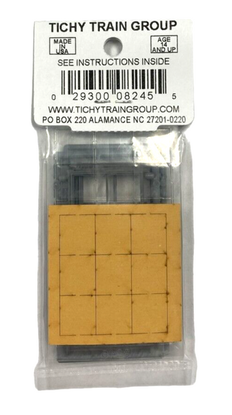 HO Scale Tichy Train Group 8245 1/1 Double-Hung Window pkg (9 ...