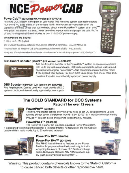 HO Scale NCE 177 D13WP 4-Function DCC Control Decoder w/8-Pin DCC Plug ...