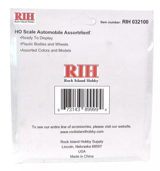 HO Scale Rock Island Hobby 32100 Assorted Automobiles (5) pcs ...