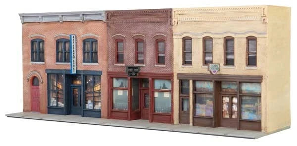 HO Scale Walthers Cornerstone 933-4072 Merchant Row Background Buildin ...