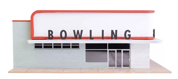HO Scale Walthers Cornerstone 933-4118 Vintage Bowling Alley Kit ...
