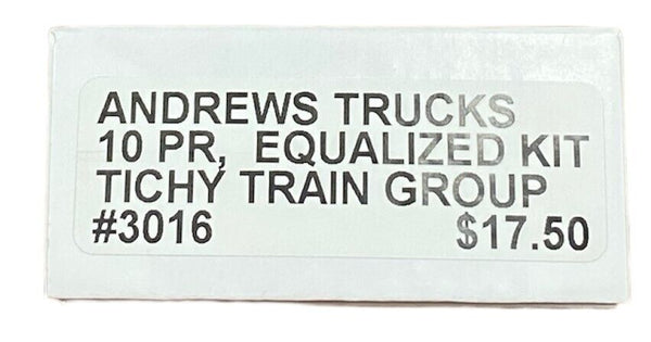 HO Scale Tichy Train Group 3016 Andrews Equalized Freight Car Trucks ...