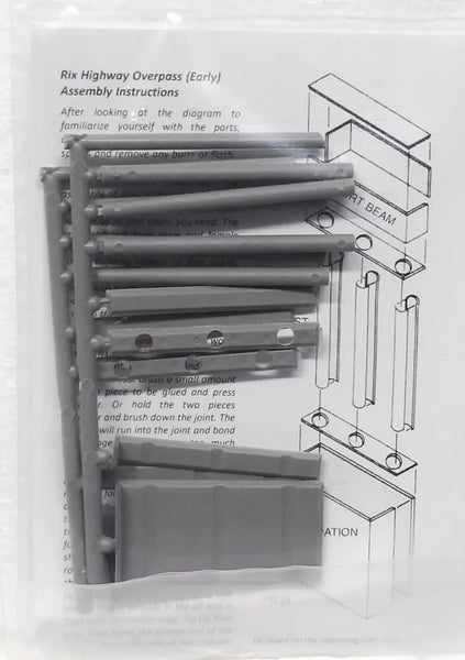 N Scale Rix Products 628-150 Modern Highway Pier Kit – Sidetrack Hobby