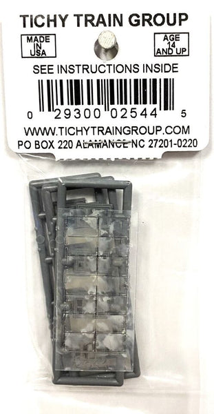 N Scale Tichy Train Group 2544 Eight-Pane 50" x 32" Window (12) pcs ...