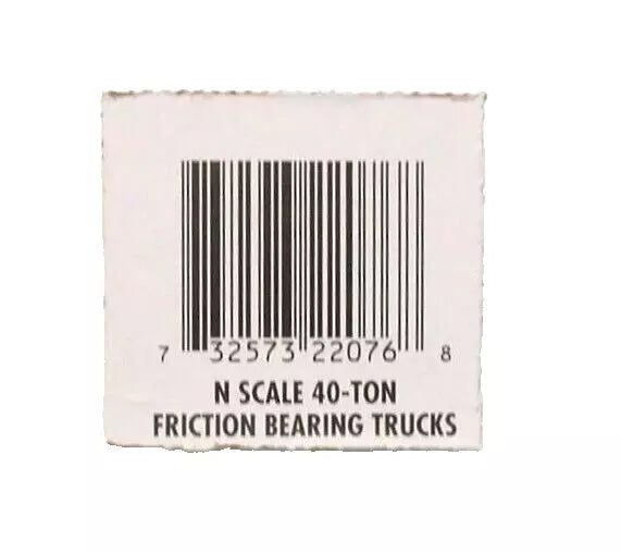 N Scale Atlas 22076 40-Ton Friction-Bearing Talgo Freight Trucks (1) p ...